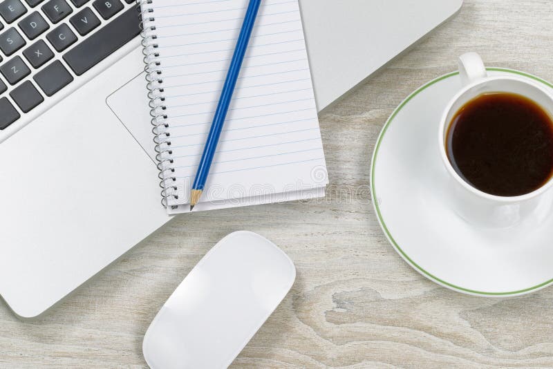 Working desktop stock image. Image of horizontal, information - 48435223