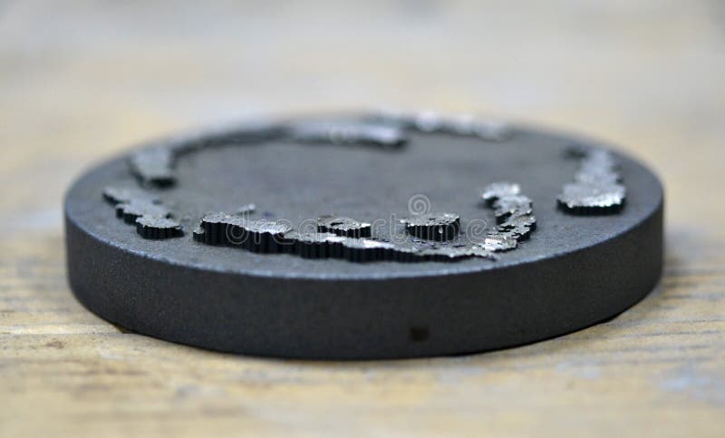 The Working Disk of the Laser Unit for Melting the Metal Stock Image ...