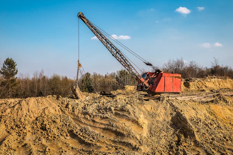 Old Dragline Excavator Stock Photos - Free & Royalty-Free Stock Photos ...