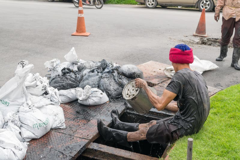 Drain Cleaning Company Unblocking Drain, UK Editorial Stock Image ...