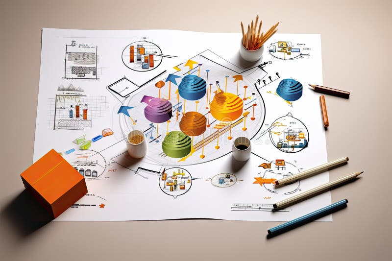 Working Drawings and Graphs on the Desktop, Plans and Project Analysis ...