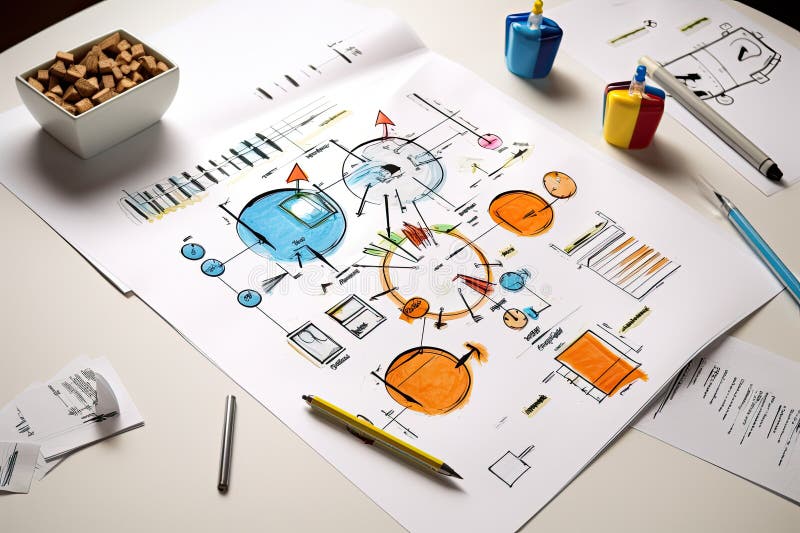 Working Drawings and Graphs on the Desktop, Plans and Project Analysis ...