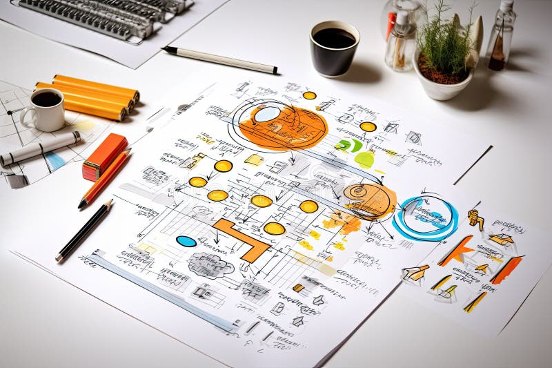 Working Drawings and Graphs on the Desktop, Plans and Project Analysis ...