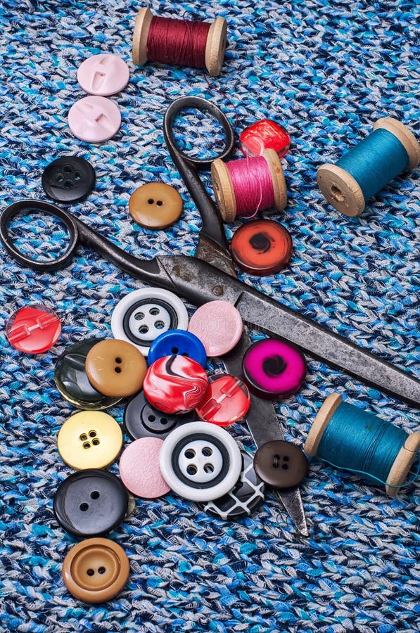 Working Dressmaker Accessories Stock Image - Image of clothing, tailor ...