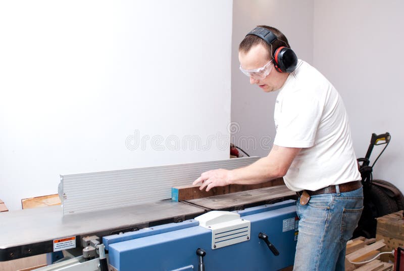 Working on an Electric Buzz Stock Photo - Image of carpenter ...