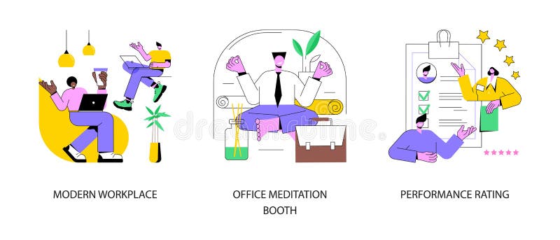 Working Environment and Productivity Abstract Concept Vector ...
