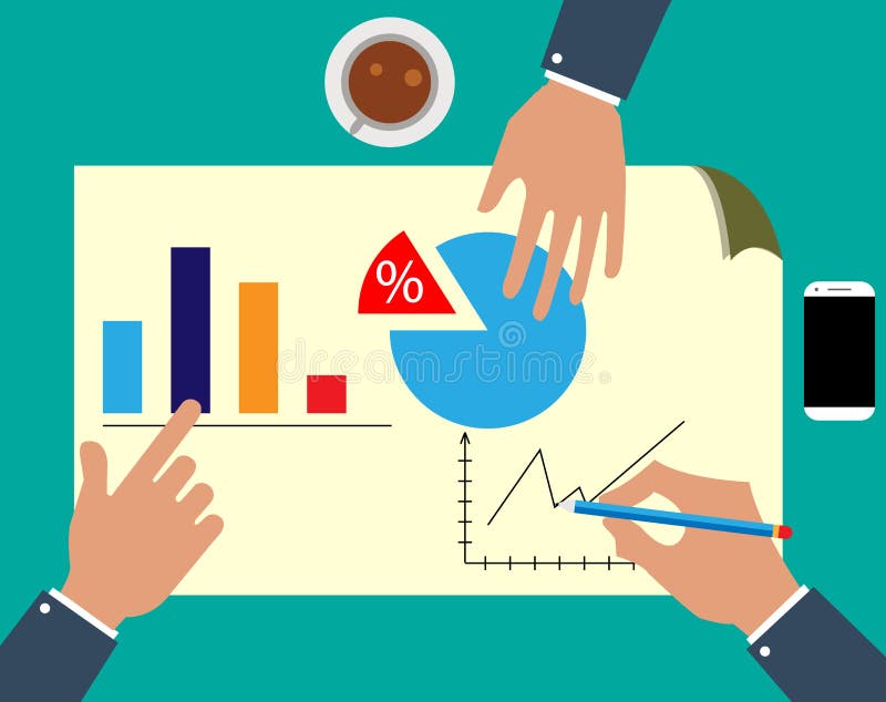 Working environment stock vector. Illustration of document - 66487582