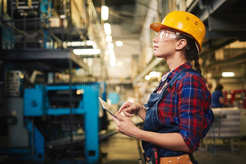 Working in factory stock photo. Image of technical, adult - 64915254