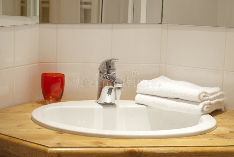 Working faucet stock photo. Image of room, faucet, heat - 32847514