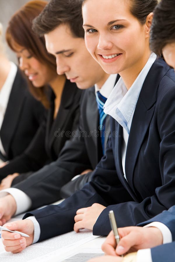 Working female stock image. Image of businesspeople, employment - 9666171