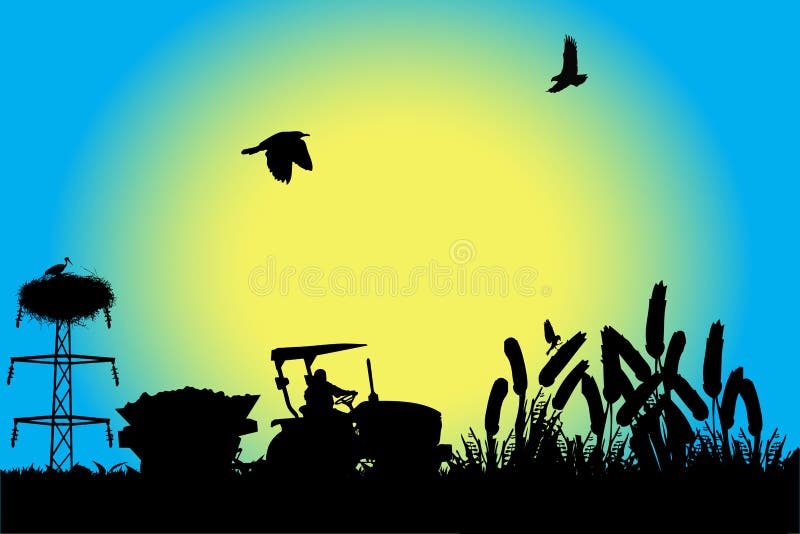 Farmer Working Field Stock Illustrations – 2,013 Farmer Working Field ...