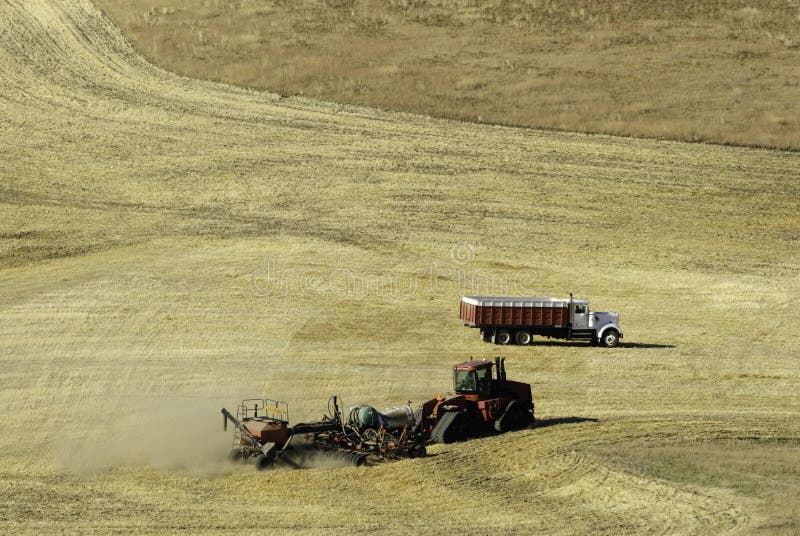 Working the Fields stock photo. Image of colfax, flour - 11743484