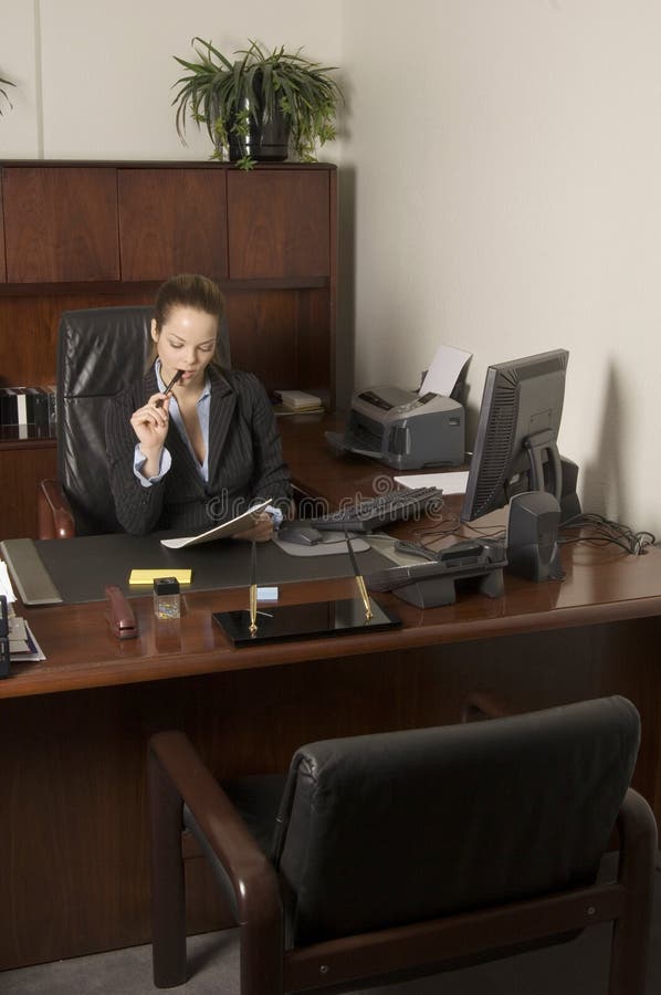 Working on a file stock photo. Image of strong, work, confident - 530438