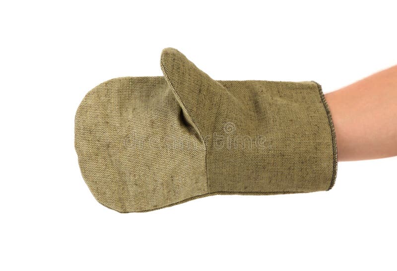 Working gauntlet on hand. stock photo. Image of tool - 34958576