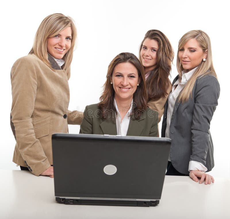 Working girls stock image. Image of success, blonde, attractive - 52828589