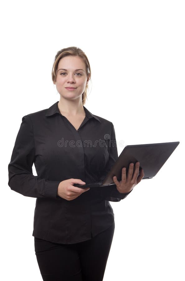 Working on the go stock photo. Image of business, attractive - 103745756