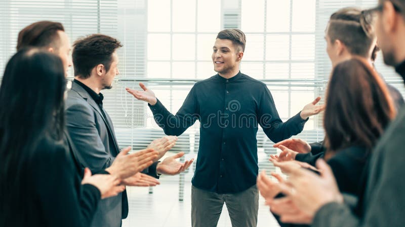 Working Group Congratulated the Best Employees with the Success Stock ...