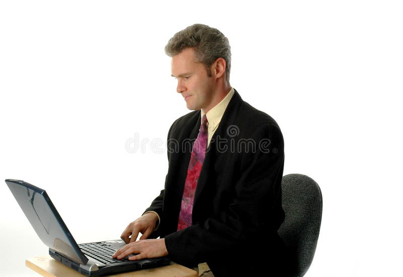 Working Guy stock image. Image of male, portable, laptop - 36259