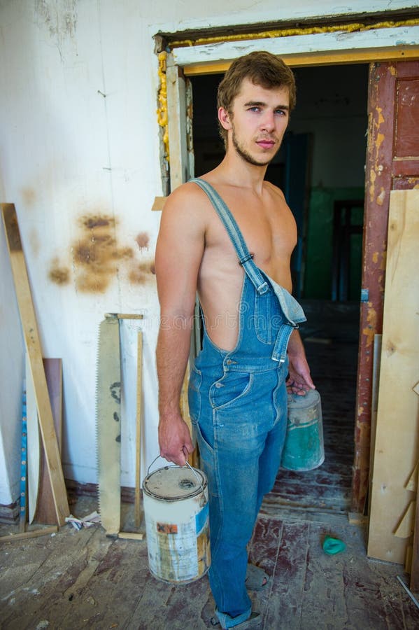 Working guy stock image. Image of handsome, portrait - 44242073