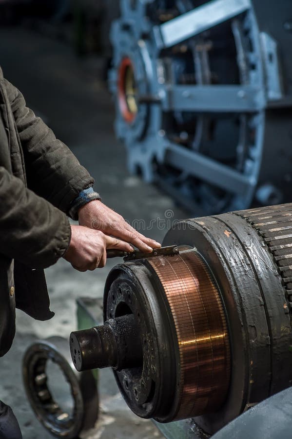 Working Hand Man at the Factory Stock Image - Image of window, operator ...