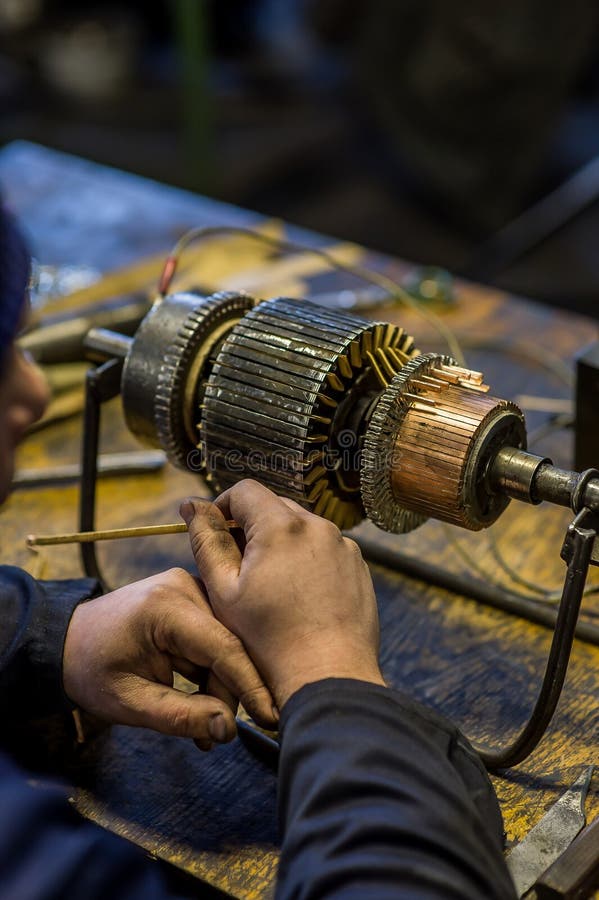 Working Hand Man at the Factory Stock Photo - Image of operator ...