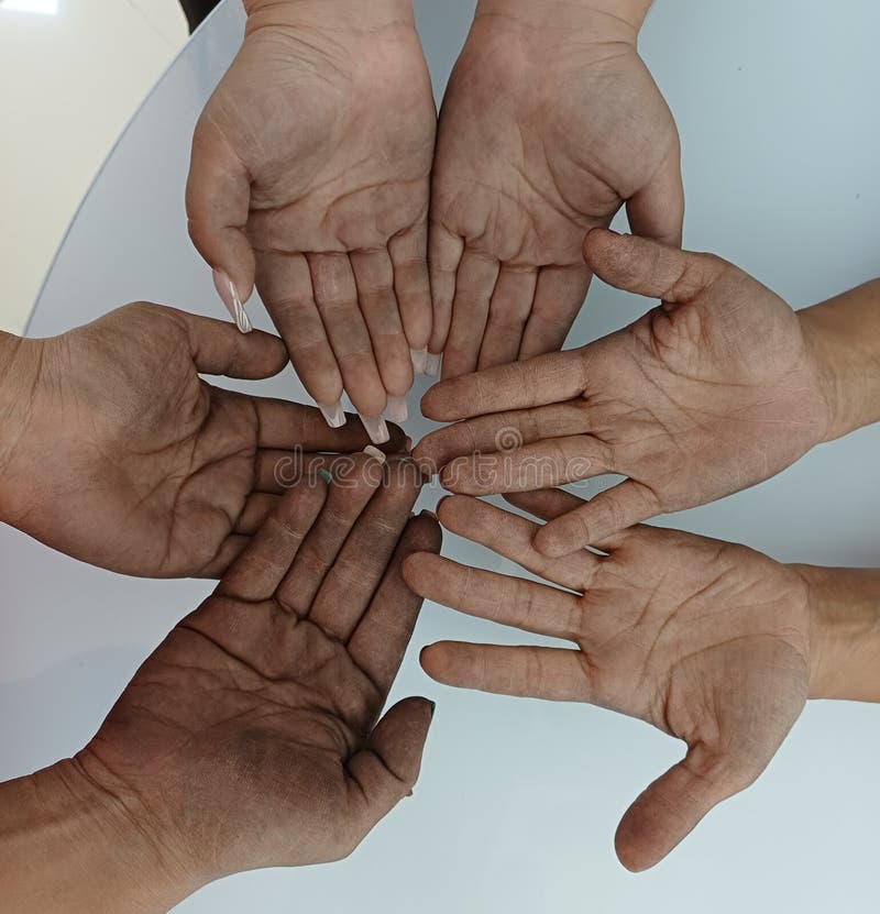 Working Hands stock photo. Image of table, diversity - 308850468