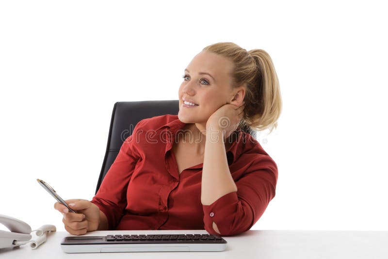 Working hard stock image. Image of secretary, office - 42178553