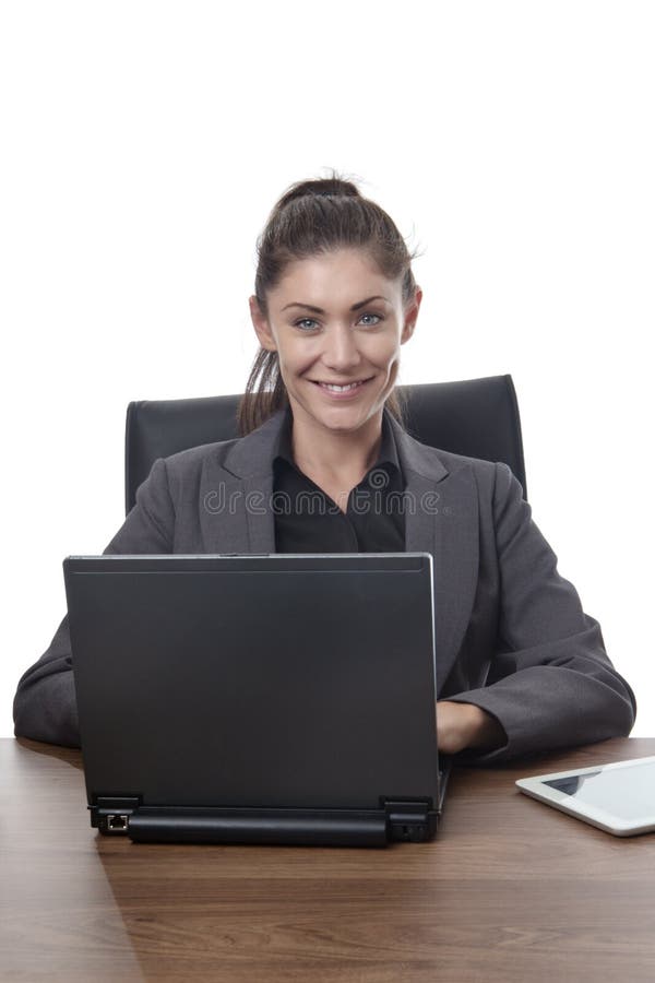 Working hard at the office stock image. Image of computer - 100988959