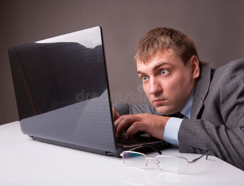 Working hard stock photo. Image of relaxing, indoor, portrait - 35365598