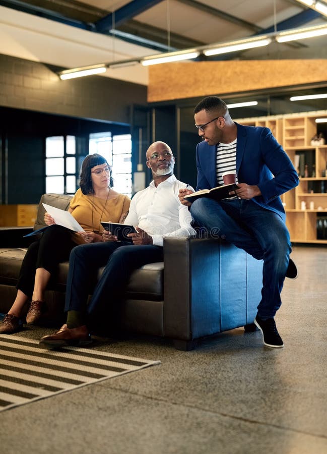 Working Hard To Differentiate Their Business from the Rest. a Group of ...