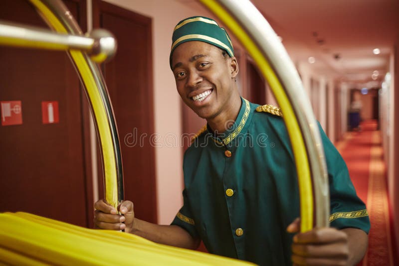 Working in hotel stock photo. Image of hotelservice, cart - 90729764
