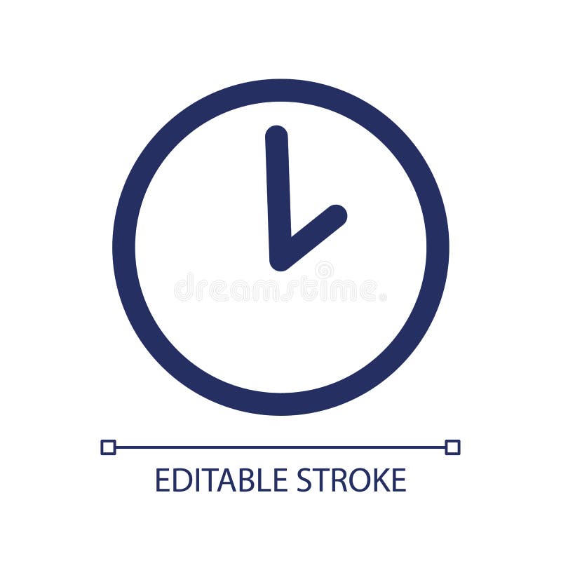 Working Hours RGB Color Ui Icon Stock Vector - Illustration of button ...