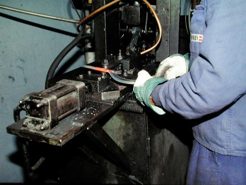 Working in the Iron Industry Stock Image - Image of association, iron ...