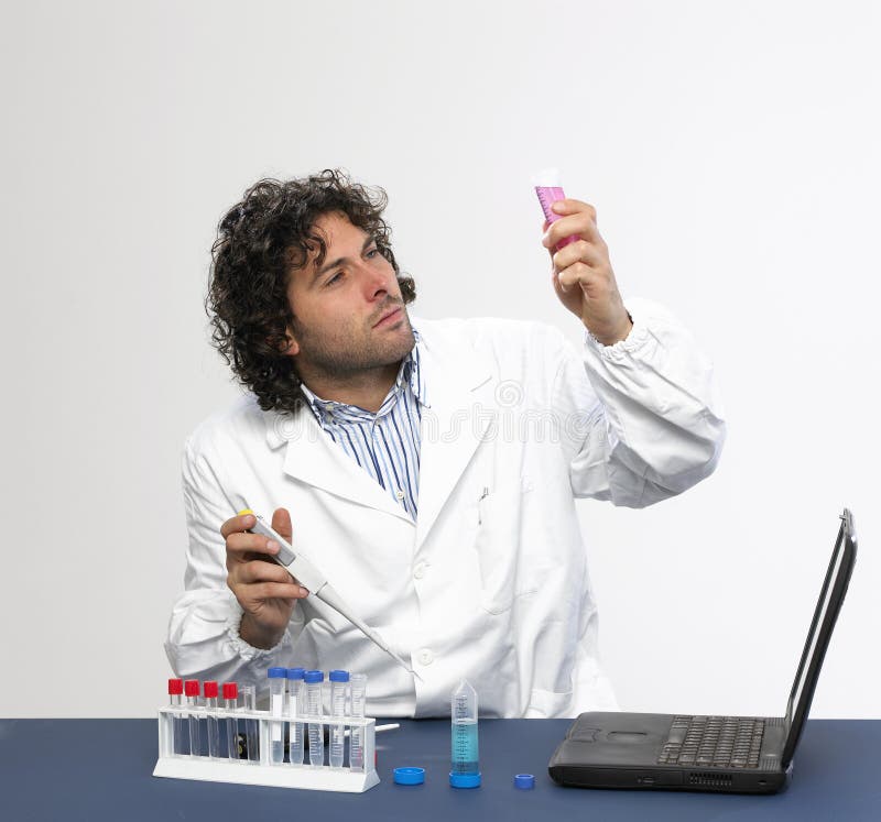 Working in the laboratory stock photo. Image of pharmacology - 9459708