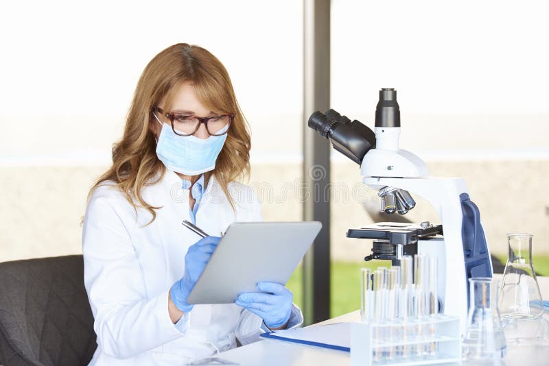 Working in the laboratory stock photo. Image of tests - 106219464