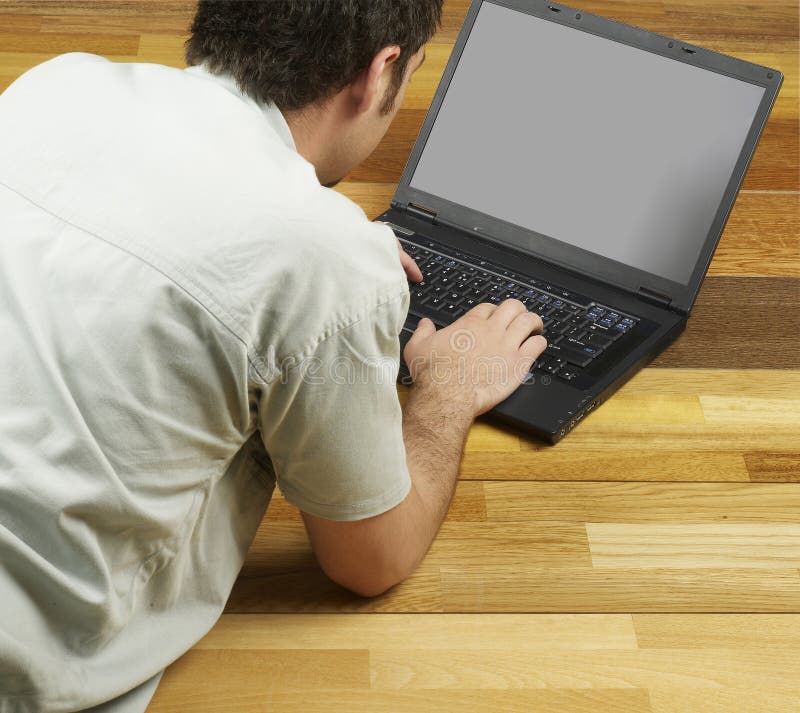 Working on laptop stock photo. Image of contracting, design - 4128786