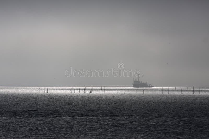 Working late stock image. Image of ship, coast, coastal - 12671639