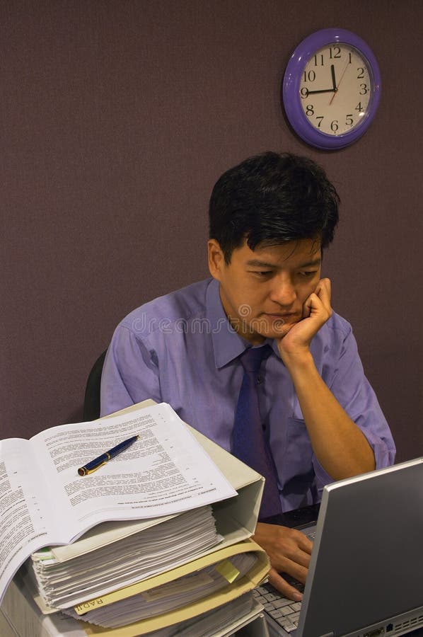 Working Late stock image. Image of clock, stress, hardworking - 316391