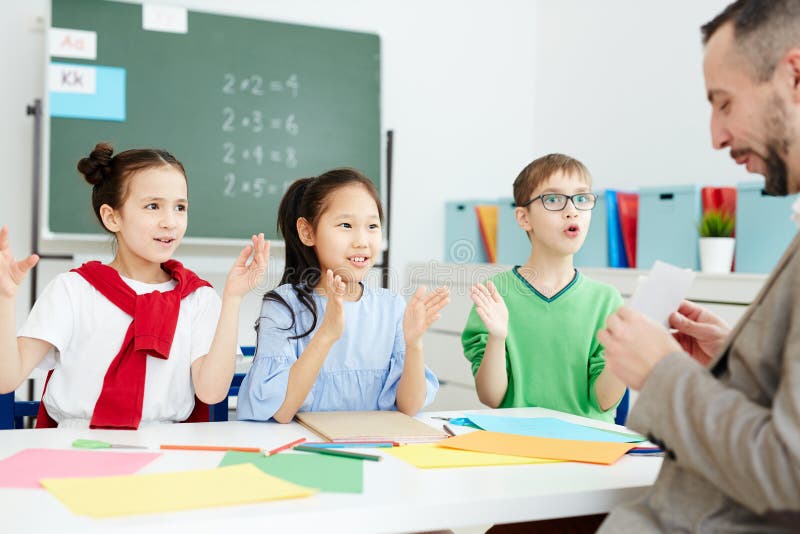 Working at lesson stock image. Image of little, learning - 108206783