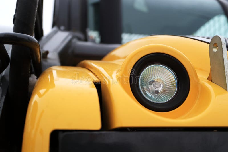 Tractor. Rear lights look stock image. Image of back - 189385307