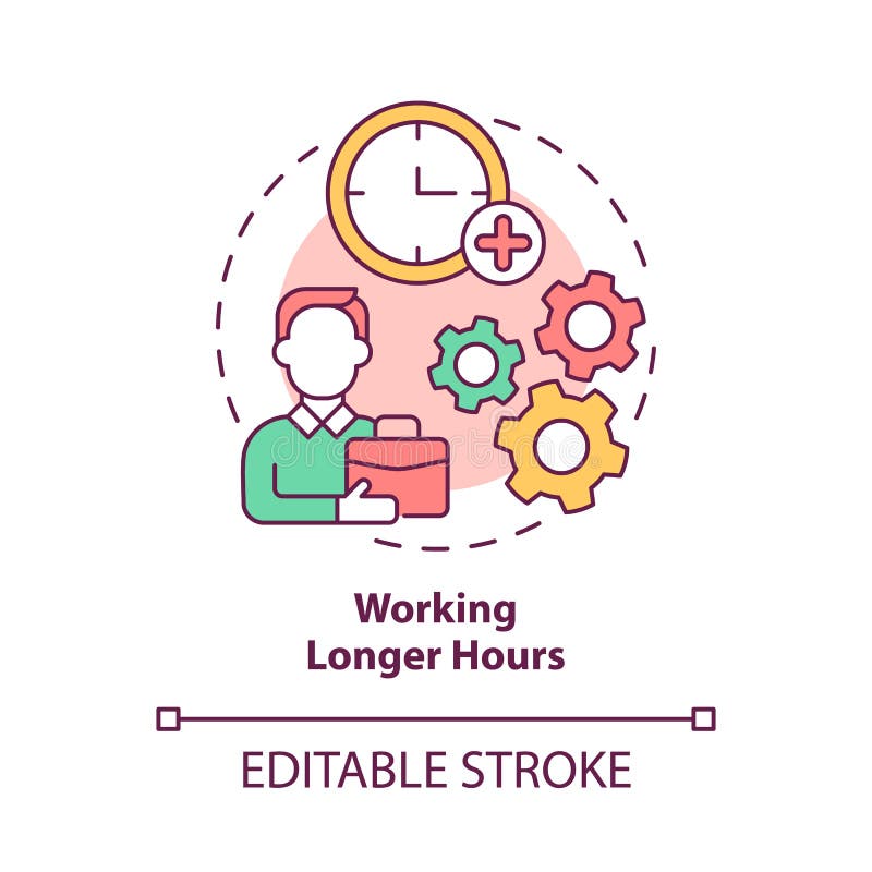 Longer Hours Stock Illustrations – 40 Longer Hours Stock Illustrations ...
