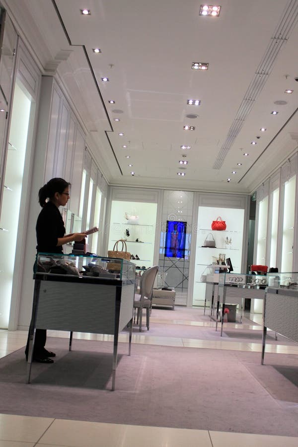 Working at Luxury Prada Shop Editorial Stock Photo - Image of luxury ...