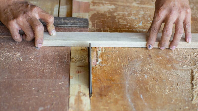 Working with Machines by Hand Stock Image - Image of carpentry ...