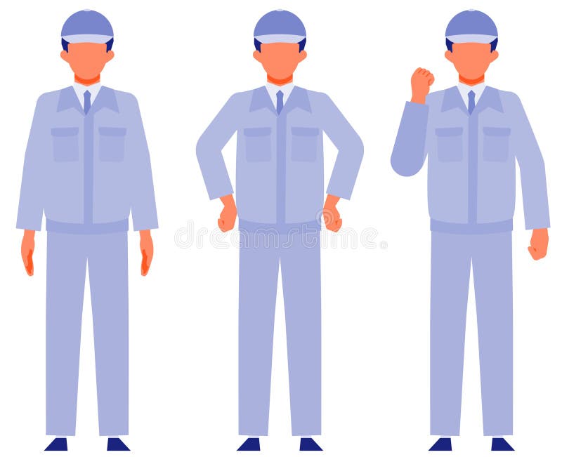 Working Man. Concept for Problem Solving. Man Cartoon Character. People ...