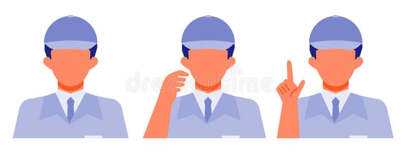 Working Man. Concept for Problem Solving. Man Cartoon Character. People ...