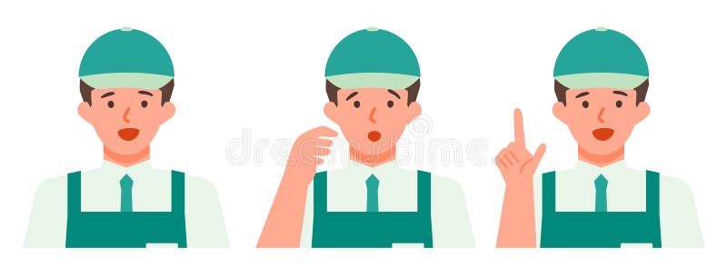 Working Man. Concept for Problem Solving. Man Cartoon Character. People ...