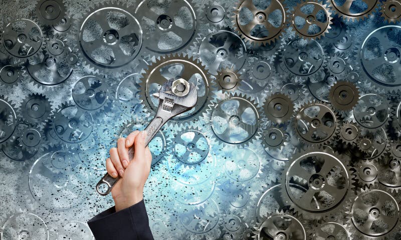 Working mechanism stock image. Image of people, cooperation - 43378657