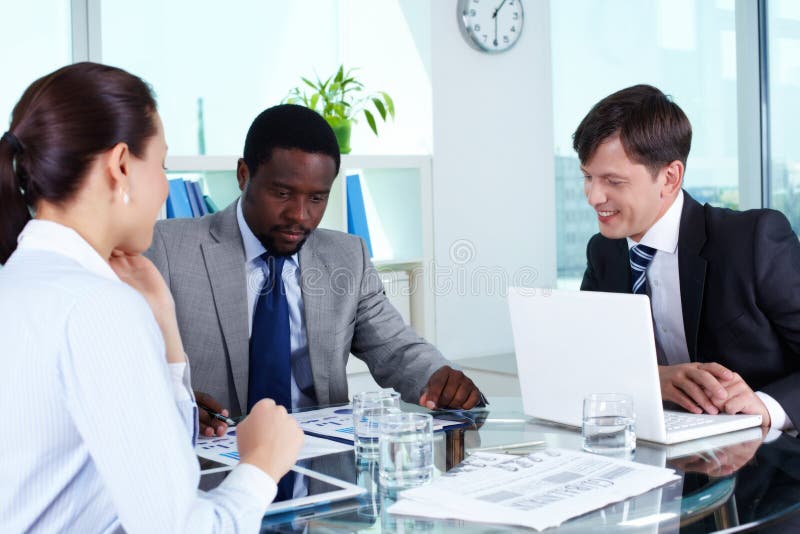 Business meeting stock photo. Image of decision, office - 5046032