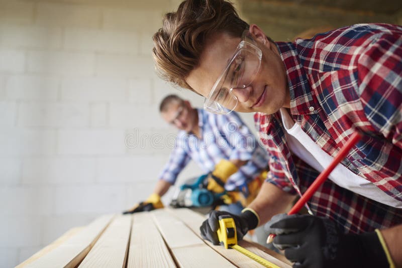 Working men stock photo. Image of people, eyewear, building - 79413502