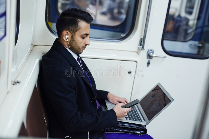 Working in metro stock image. Image of business, professional - 82873265